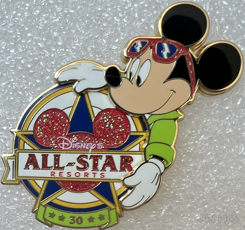 PP163807 - WDW - Mickey - All Star Resorts - 30th Anniversary - PinPics