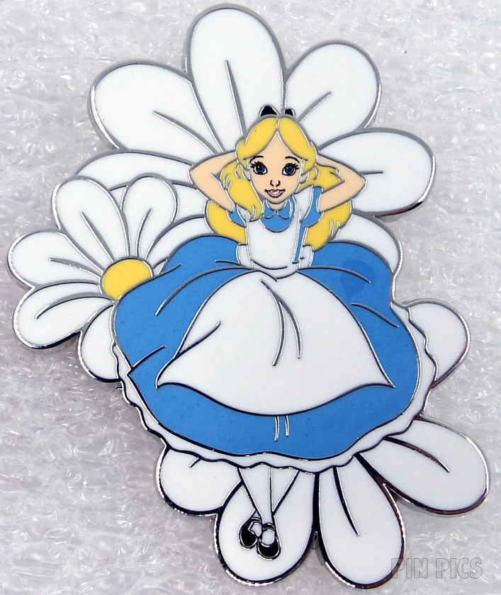 PP164745 - DLP - Alice Lying on a Daisy - Alice in Wonderland - PinPics