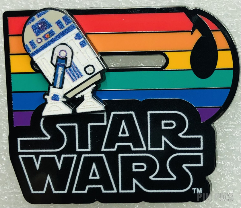 PP164773 - R2D2 - Rainbow - Star Wars - Slider - PinPics