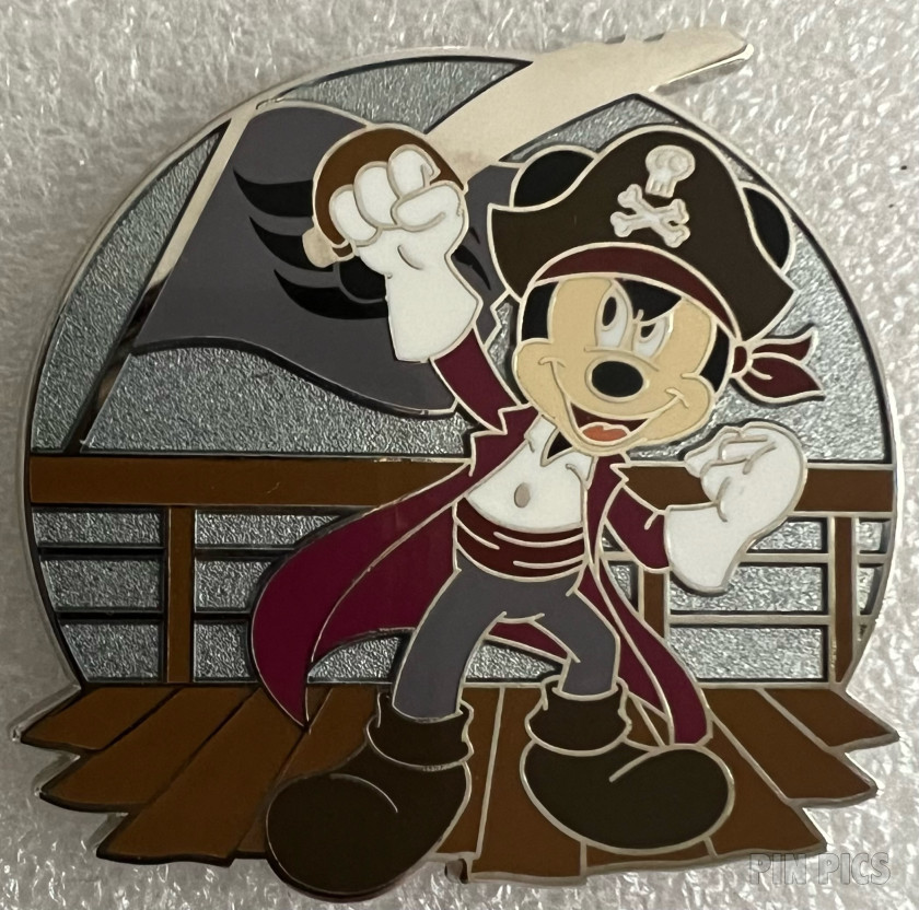 PP165221 - DCL - Mickey - Pirate Captain with Cutlass - PinPics