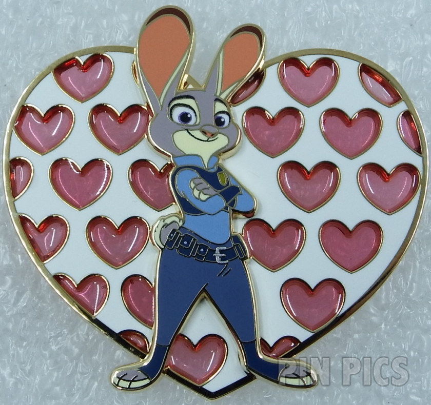 PP164901 - DSSH - Judy Hopps - Valentine's Day Hearts - Stained Glass ...