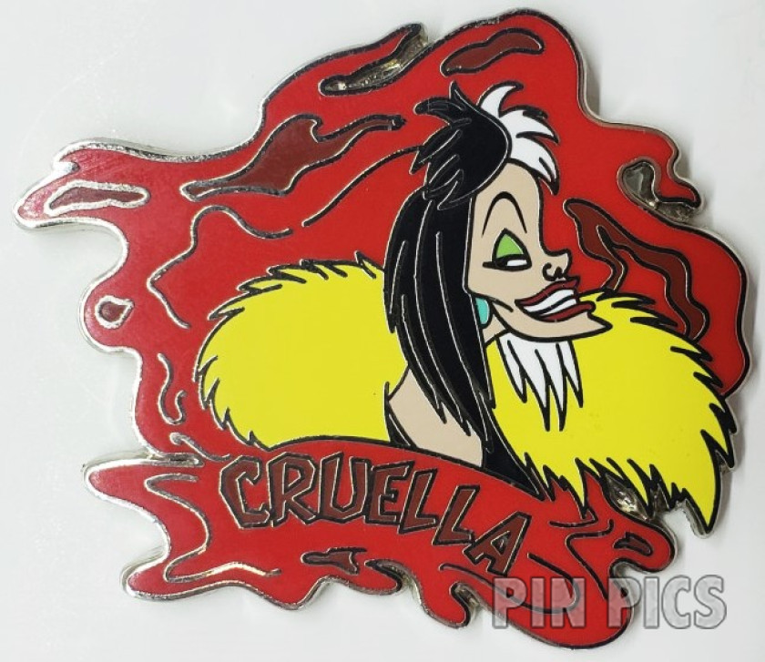 PP166230 - Cruella de Vil - Villains Booster Set - 101 Dalmatians - PinPics