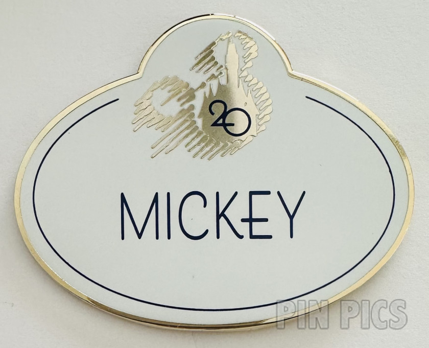 PP166262 - WDW - 20th Anniversary - Mickey Name Tag Series - WDW 50th ...