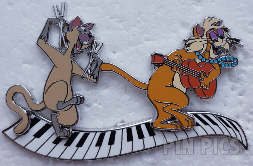 PP165927 - DLP - Shun Gon and Hit Cat - Pin Trading Day - Aristocats - PinPics