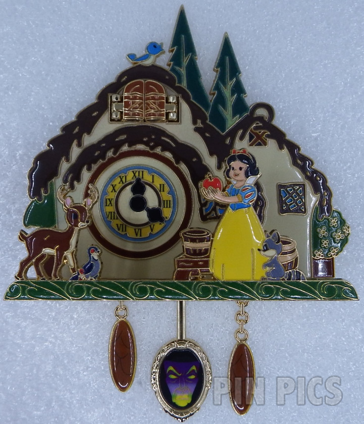 PP166314 - WDI - Snow White, Evil Queen, Forest Animals - Cuckoo Clock - D23 Expo 2024 - Snow ...