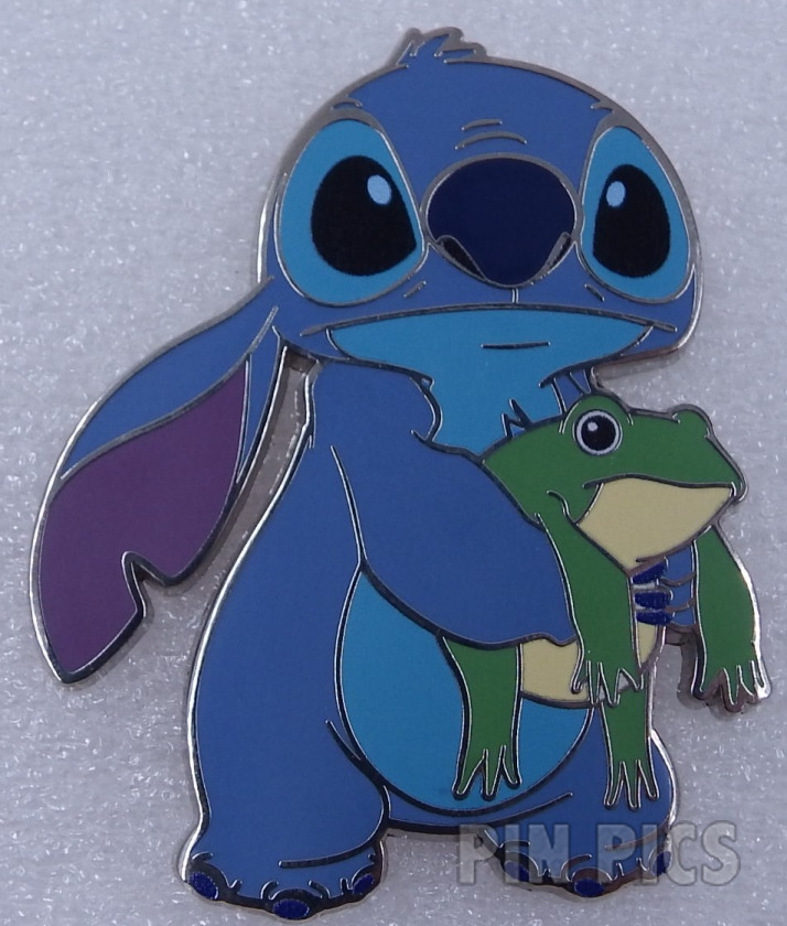 PP165911 - DLP - Stitch Holding Frog - Lilo and Stitch - PinPics