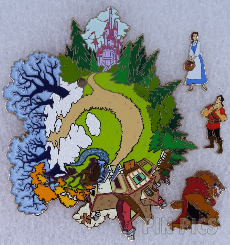 PP166830 - WDI - Beauty and the Beast Set - World of - D23 Expo 2024 - Belle, Gaston, Beast ...