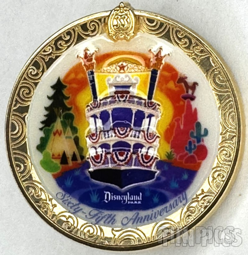 PP167644 - DLR - Mark Twain Riverboat - Club 33 Plate - Disneyland 65th ...