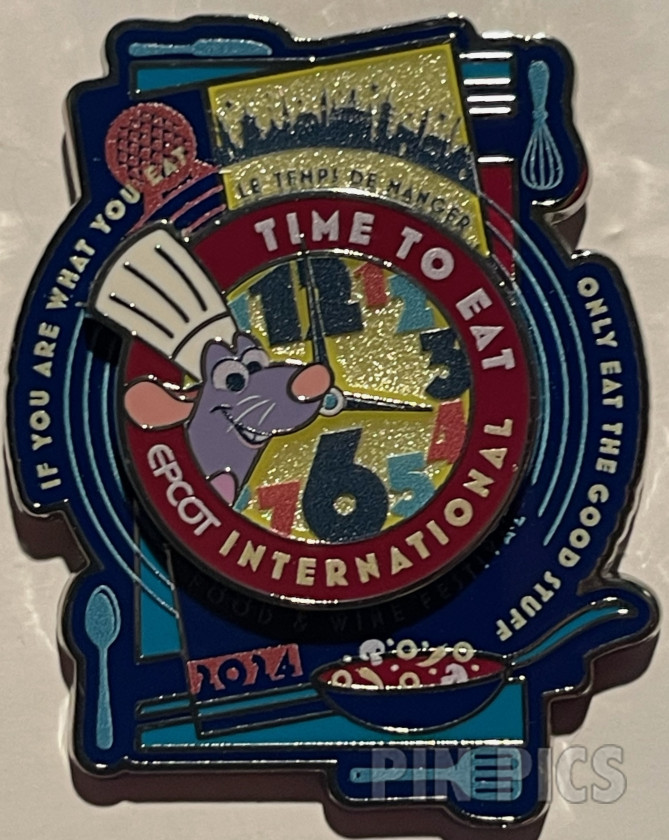 PP167908 - WDW - Chef Remy and Clock - Time to Eat - EPCOT Food and ...