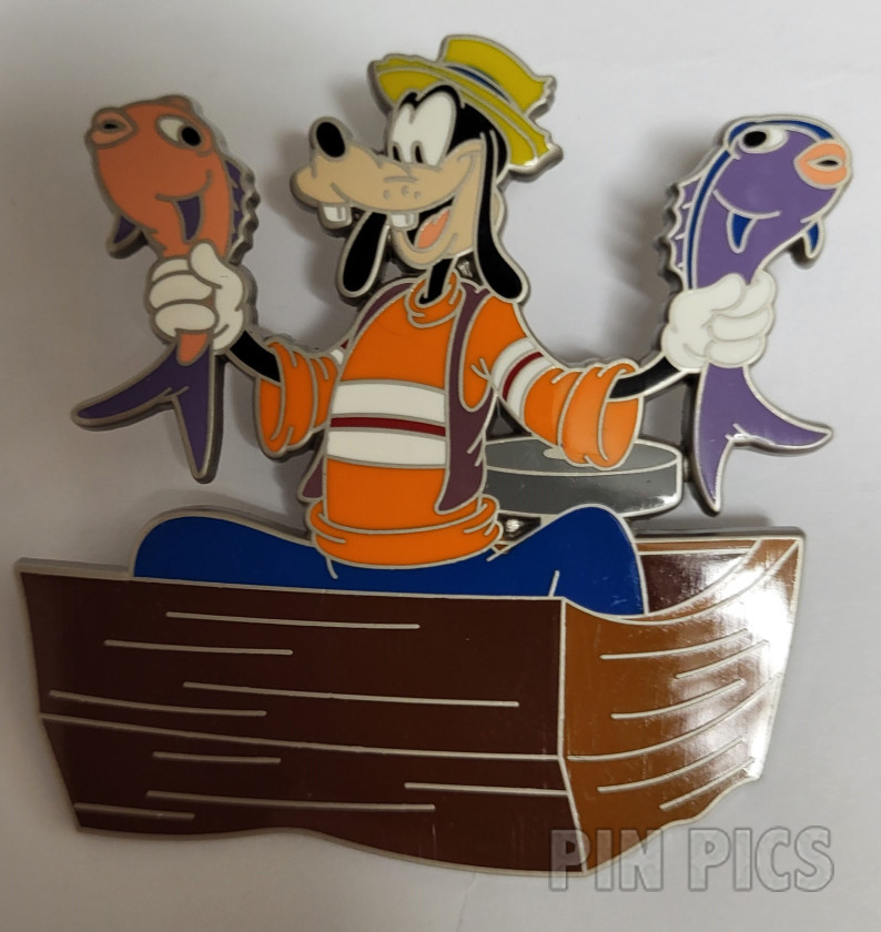 PP168427 - Goofy - Holding Two Fish in Boat - Animator Box - 90th ...