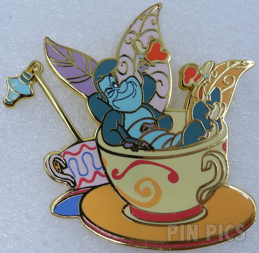 PP168625 - DLP - Caterpillar - Mad Hatter's Teacups Ride - Alice in Wonderland - PinPics