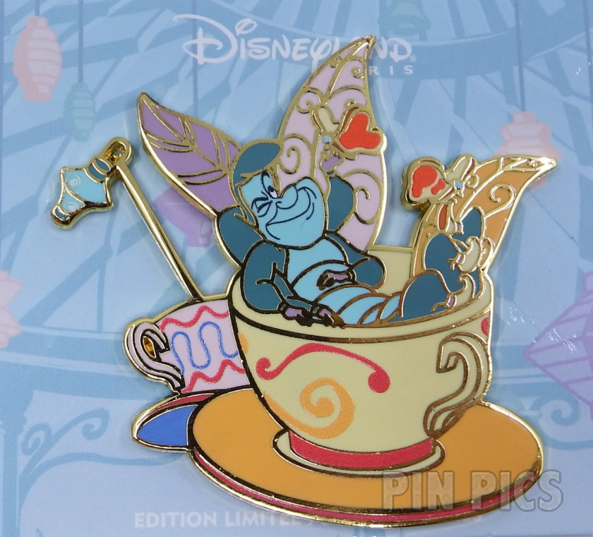 PP168625 - DLP - Caterpillar - Mad Hatter's Teacups Ride - Alice in Wonderland - PinPics