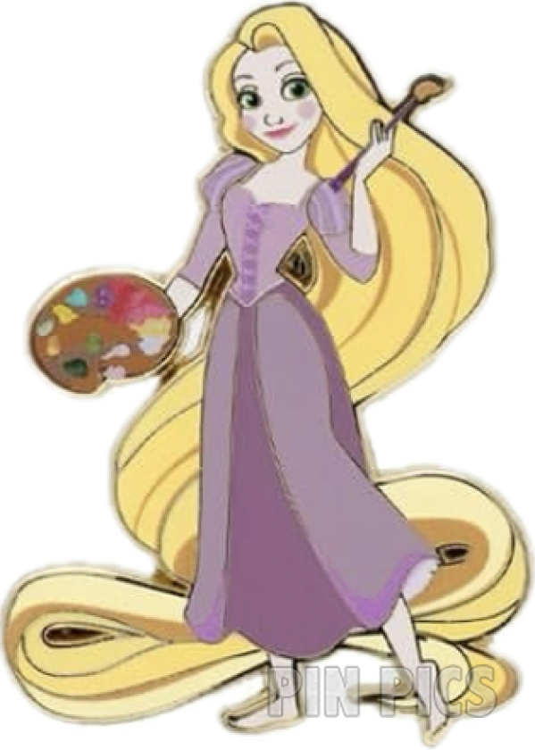 PP168710 - Monogram - Rapunzel - Paint Palette and Brush - Tangled ...