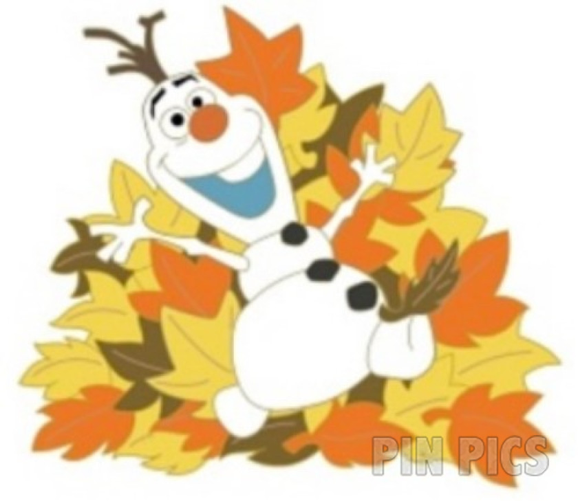 PP169779 - DSSH - Olaf - Jumping in Fall Leaves - Frozen - PinPics