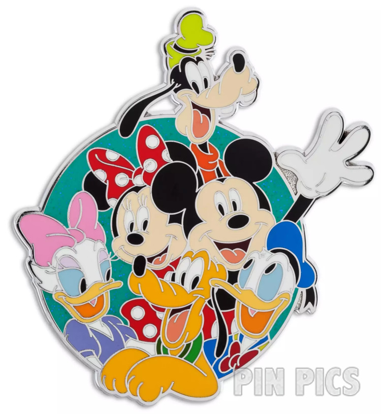 PP170602 - Sensational Six Disney Character Cluster - PinPics