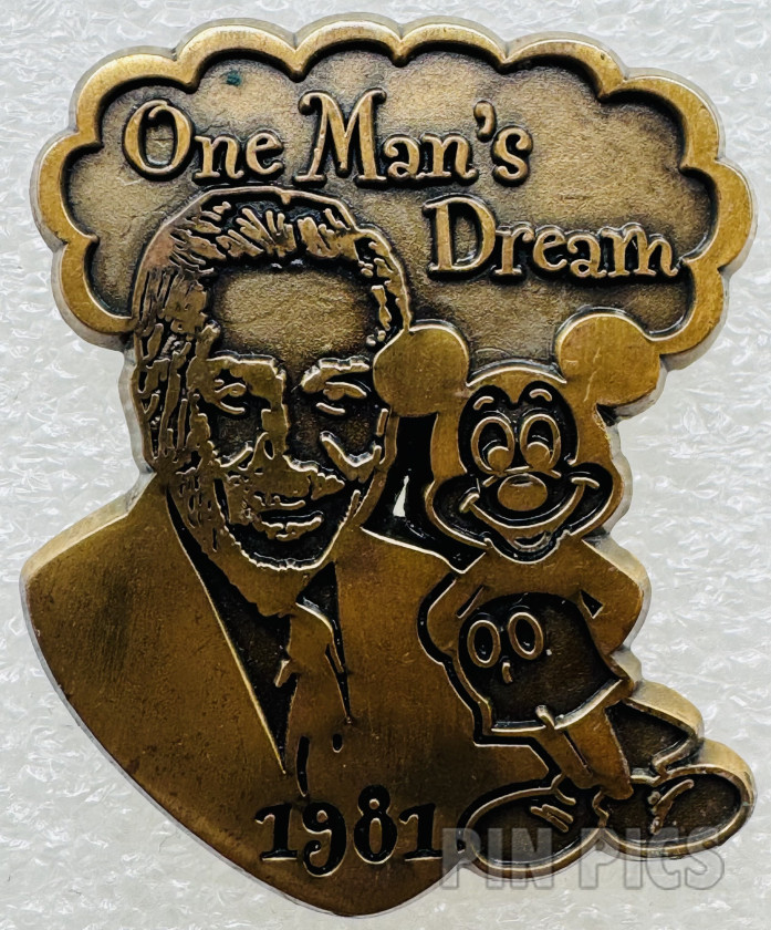 PP171202 - DIS - Prototype - Walt Disney, Mickey - One Man's Dream - 100 Years of Dreams - PinPics