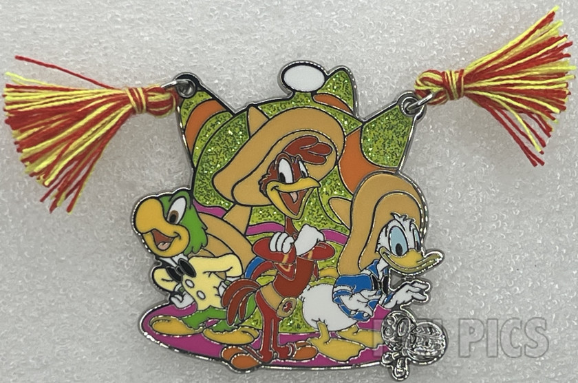 PP170891 - Donald Duck, Jose, Panchito - Pinata with Tassels - Three ...