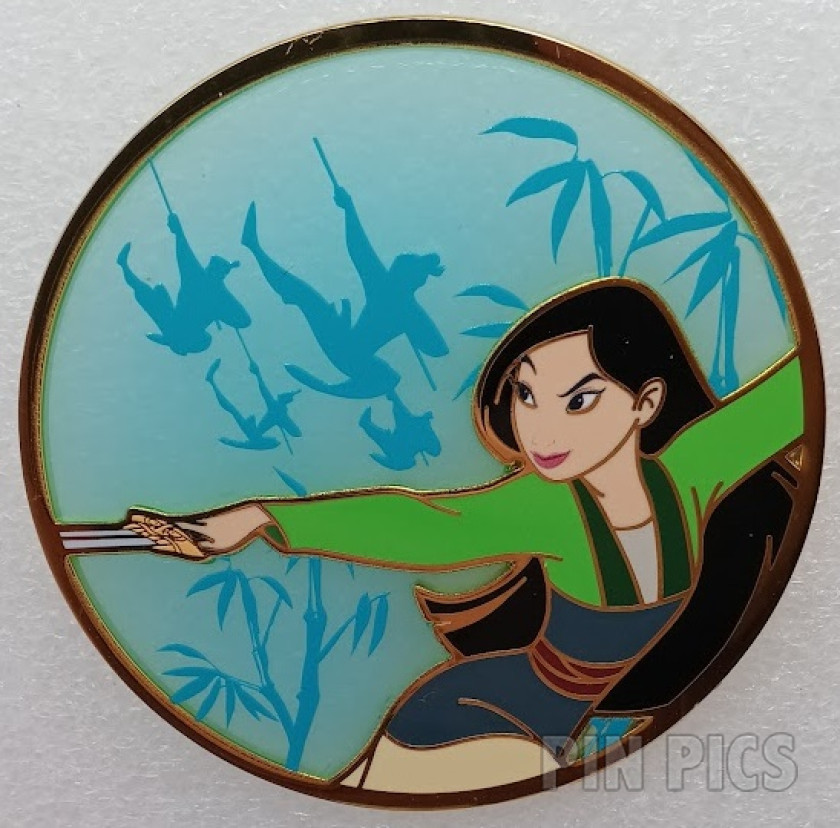 PP171225 - Monogram - Mulan - Circle - Stained Glass - Jumbo - BoxLunch ...