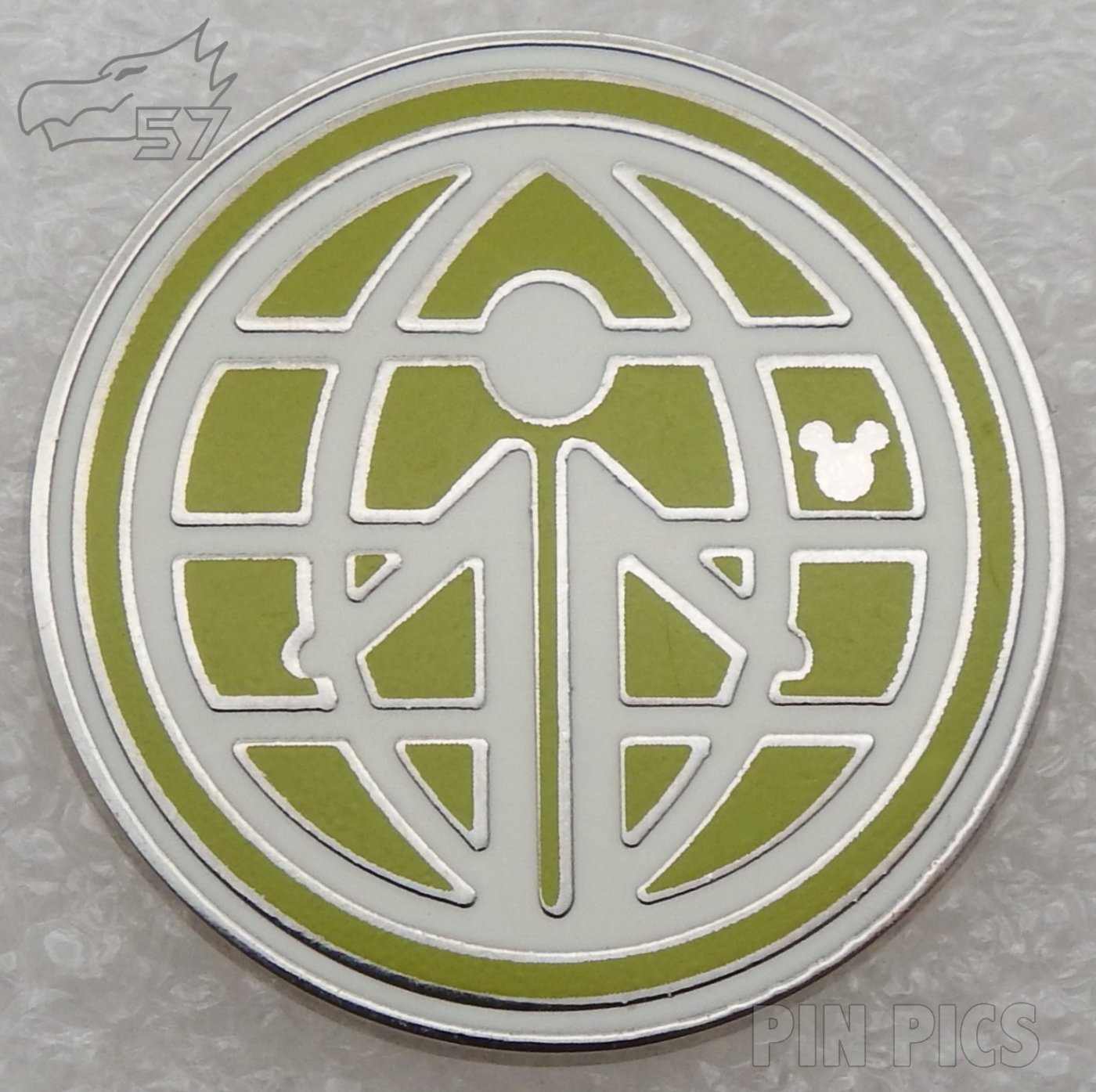 PP128515 - WDW - World Showcase - Retro EPCOT Symbols - Hidden Mickey ...