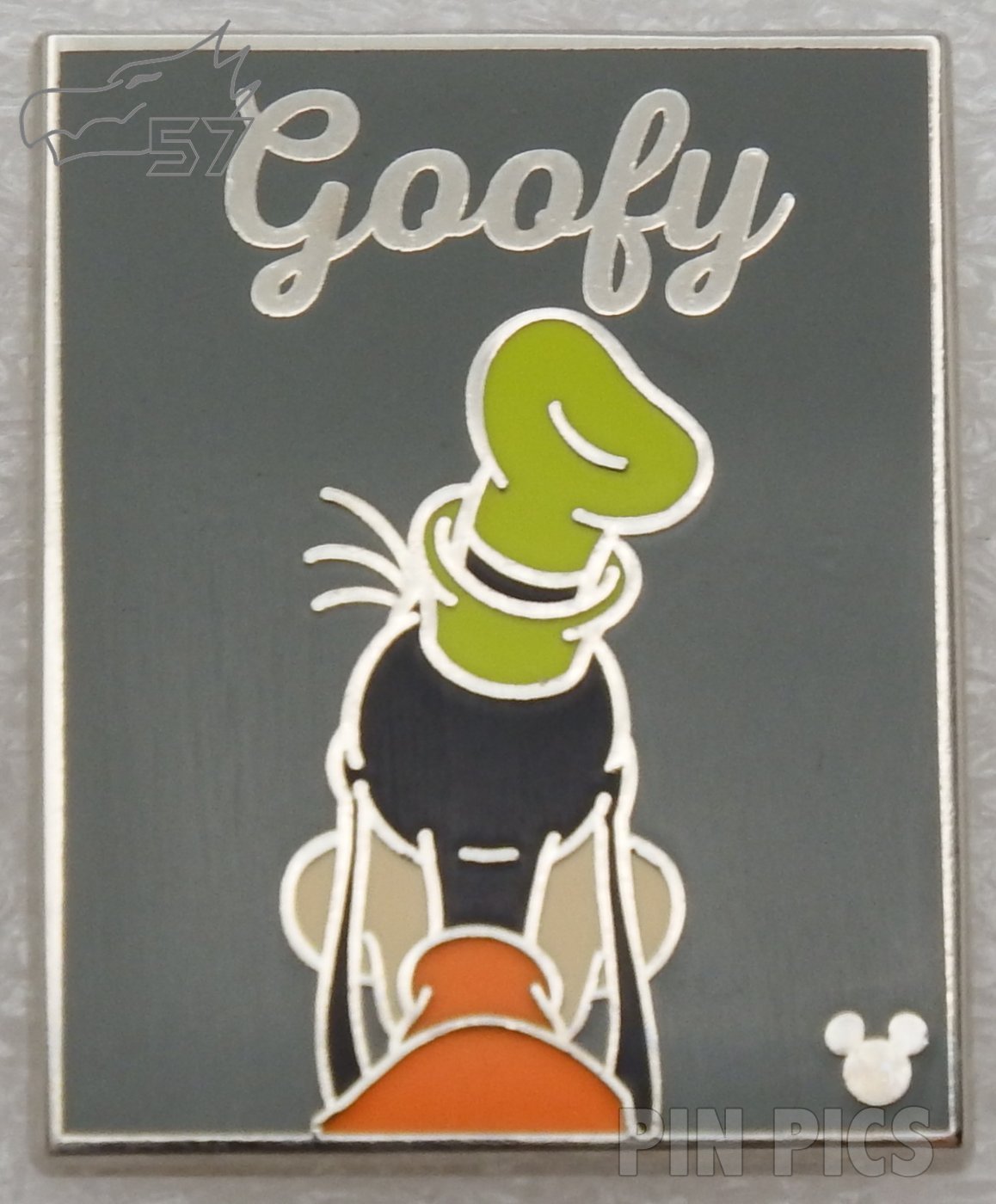 PP130618 - DLR - Goofy - Back Side Poster - Hidden Mickey 2018 - PinPics