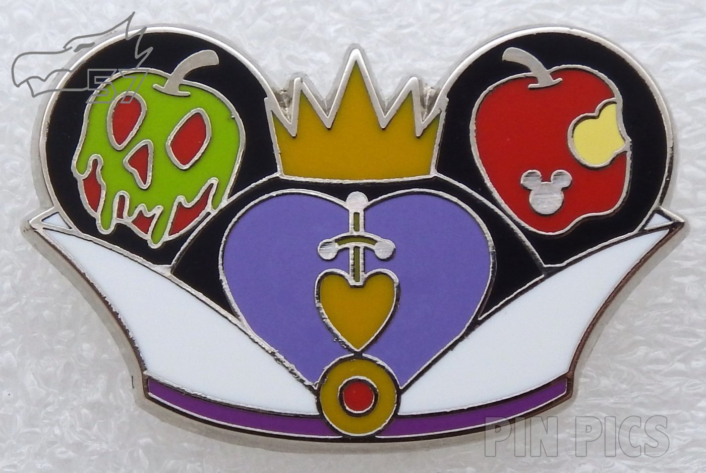 PP162776 - DLR - Evil Queen - Ear Hats - Hidden Disney 2024 - PinPics