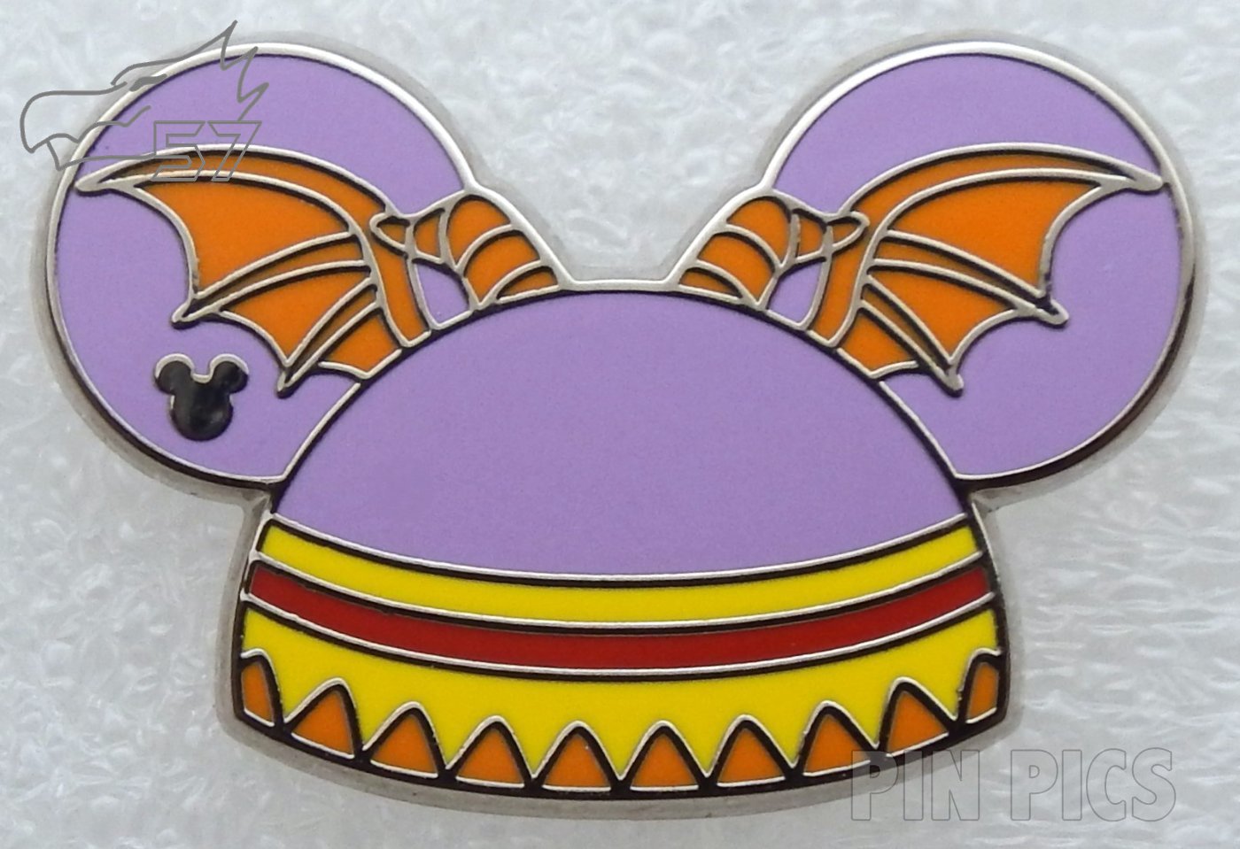 PP165001 - WDW - Figment - Chaser - Ear Hats - Hidden Disney 2024 - PinPics