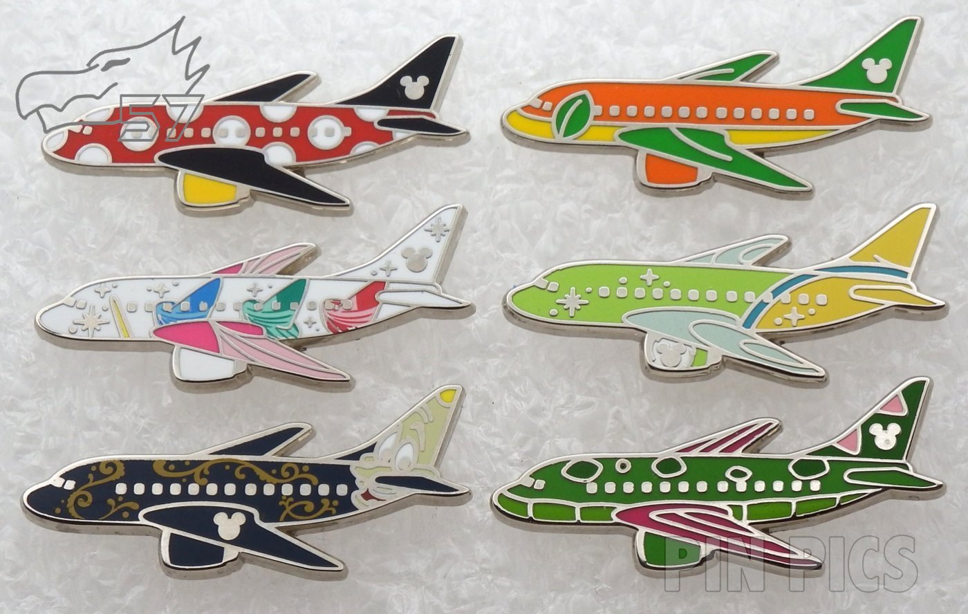 PP165463 - Character Airplanes Set - Hidden Disney 2020 - PinPics