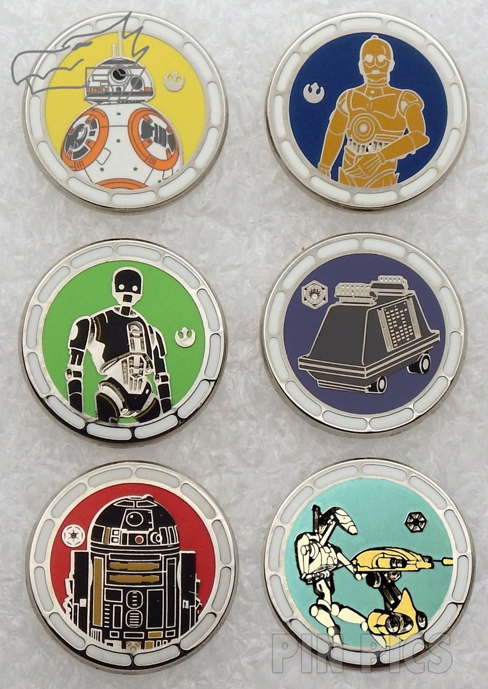 PP166237 - WDW - Star Wars Droids Set - Hidden Disney 2020 - PinPics