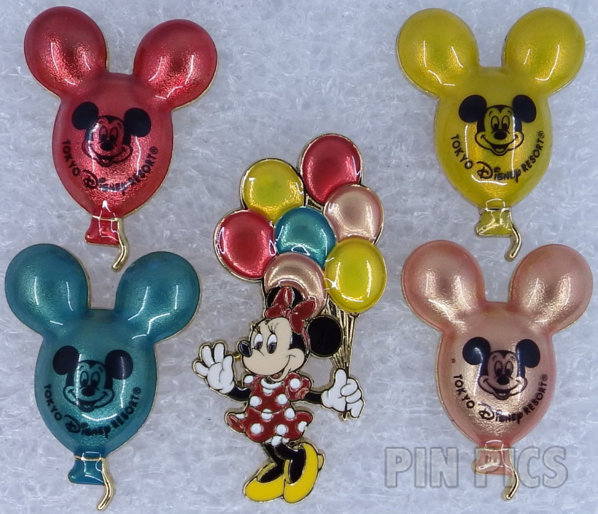 PP171453 - Japan - TDR Mickey Icon Balloons Booster Set - PinPics
