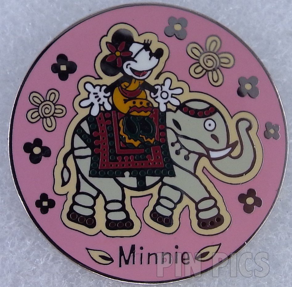 PP3411 - Japan - Minnie Mouse - Riding a Elephant - TDL - PinPics