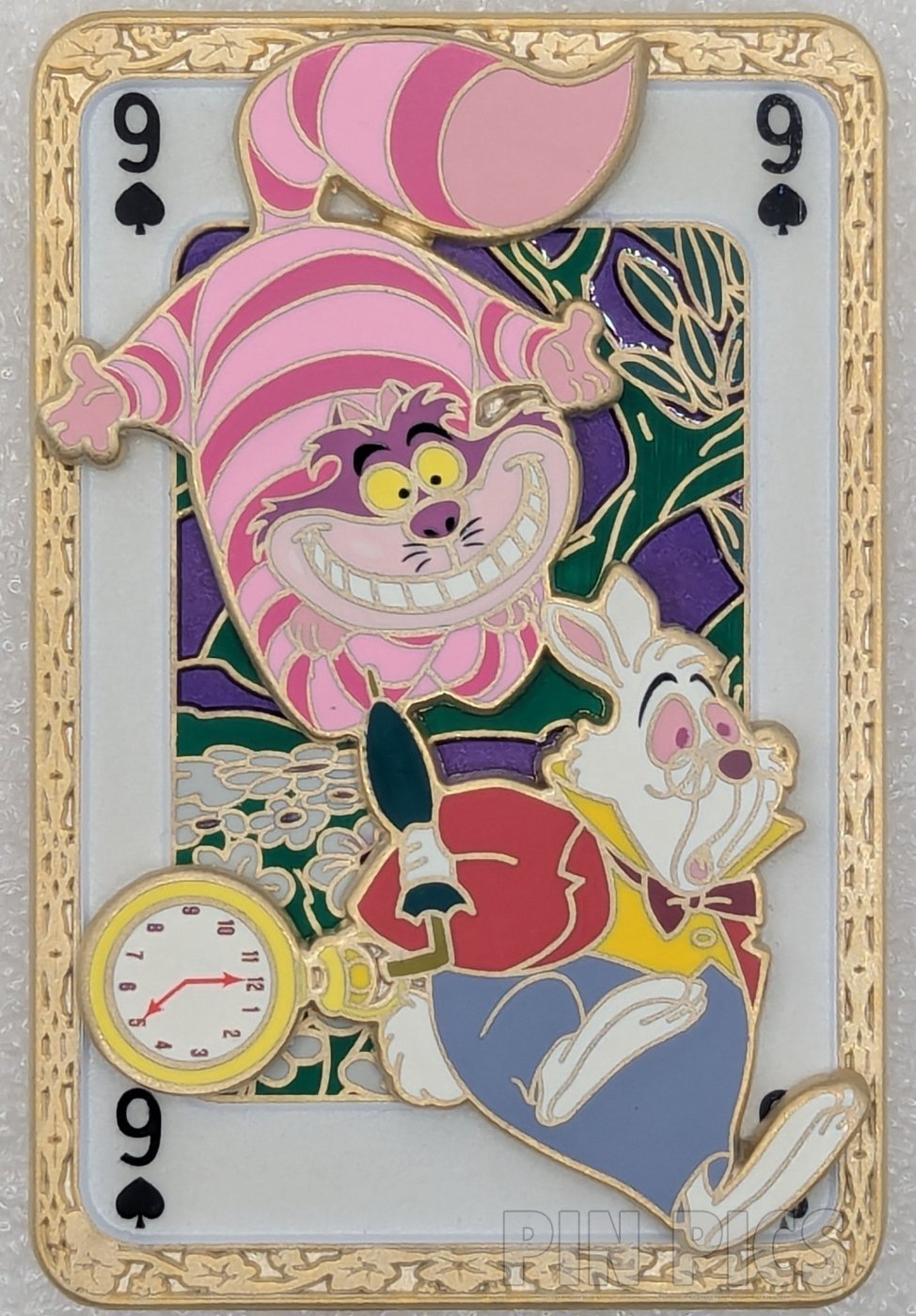 PP171734 - DEC - Cheshire Cat and White Rabbit - 9 of Spades - Playing ...