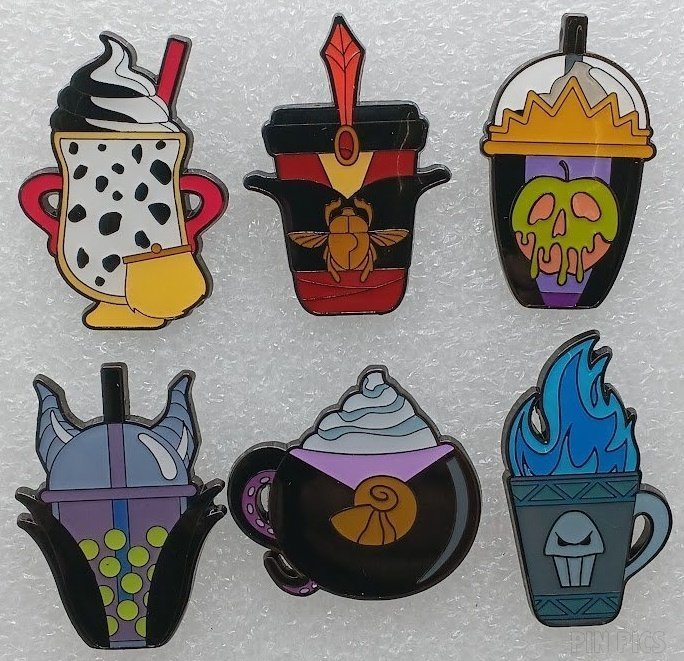 PP171631 - Loungefly - Villains Drinks Set - Hot Topic - PinPics