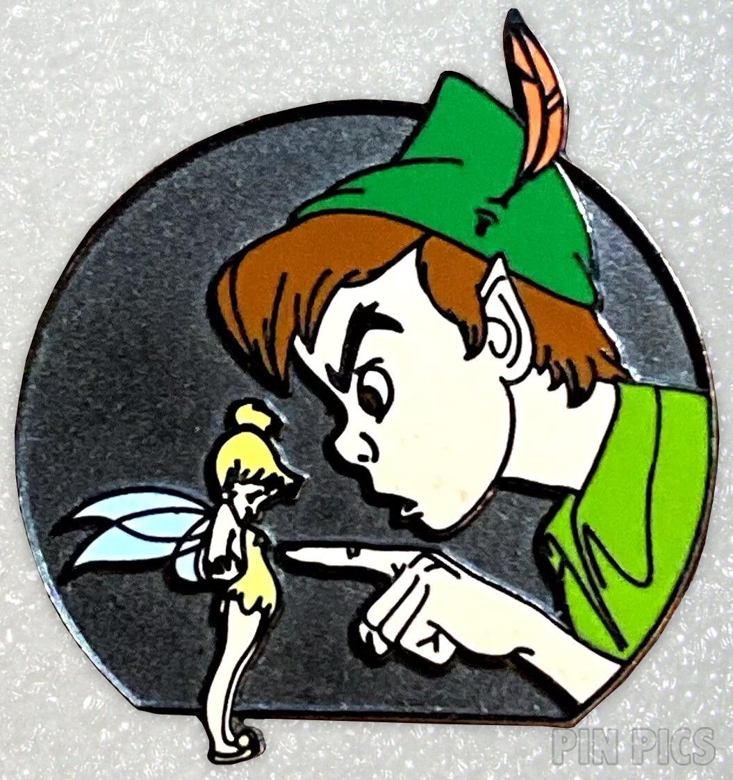 PP1609 - WDW - Peter Pan Scolding Tinker Bell - Version 2 - PinPics