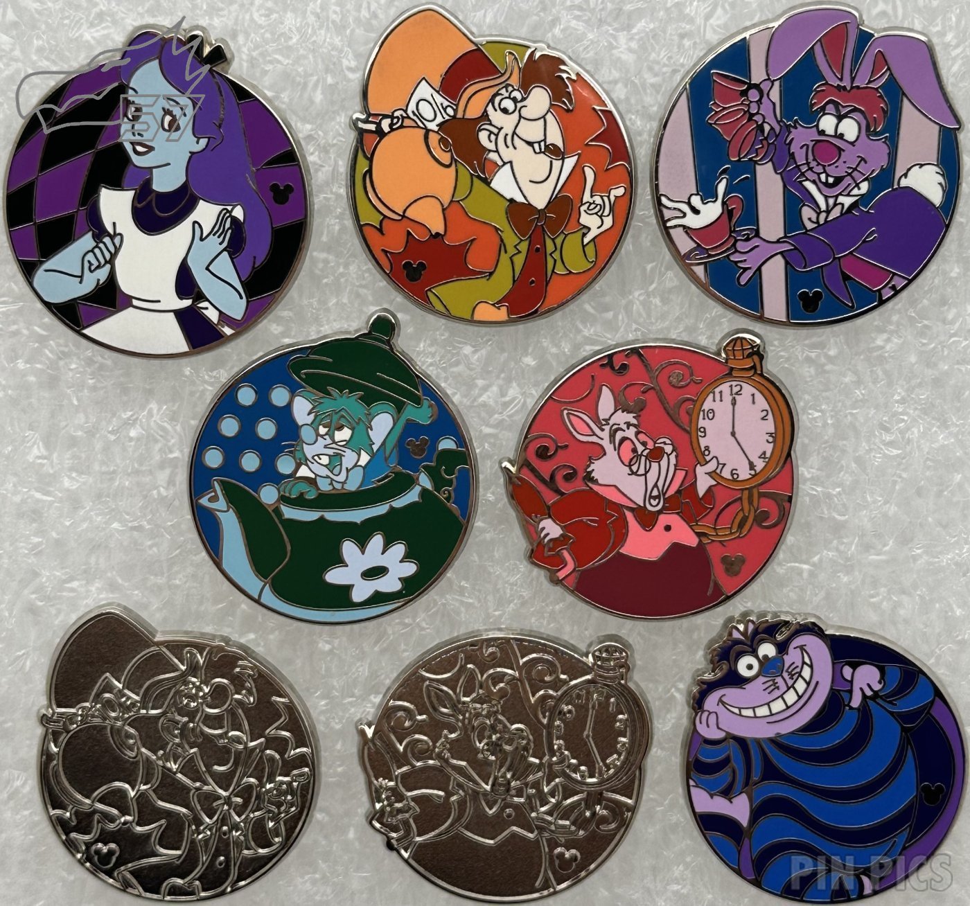 PP162546 - DLR - Mad Tea Party Set - Hidden Mickey 2012 - PinPics