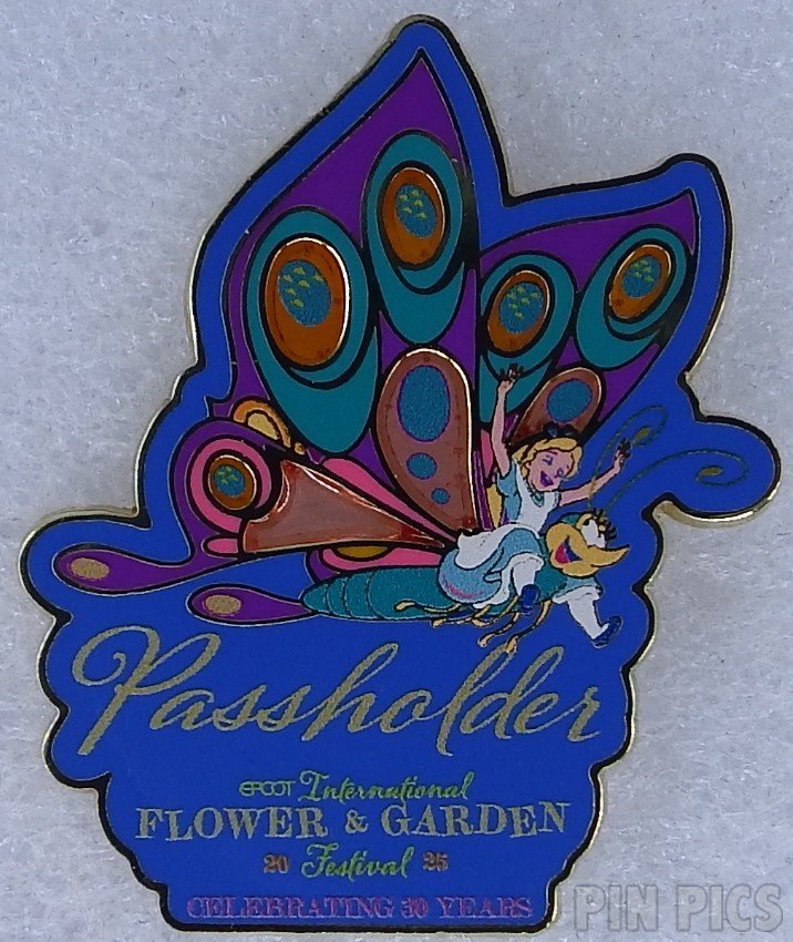PP172033 - WDW - Alice in Wonderland - Passholder - EPCOT Flower and ...