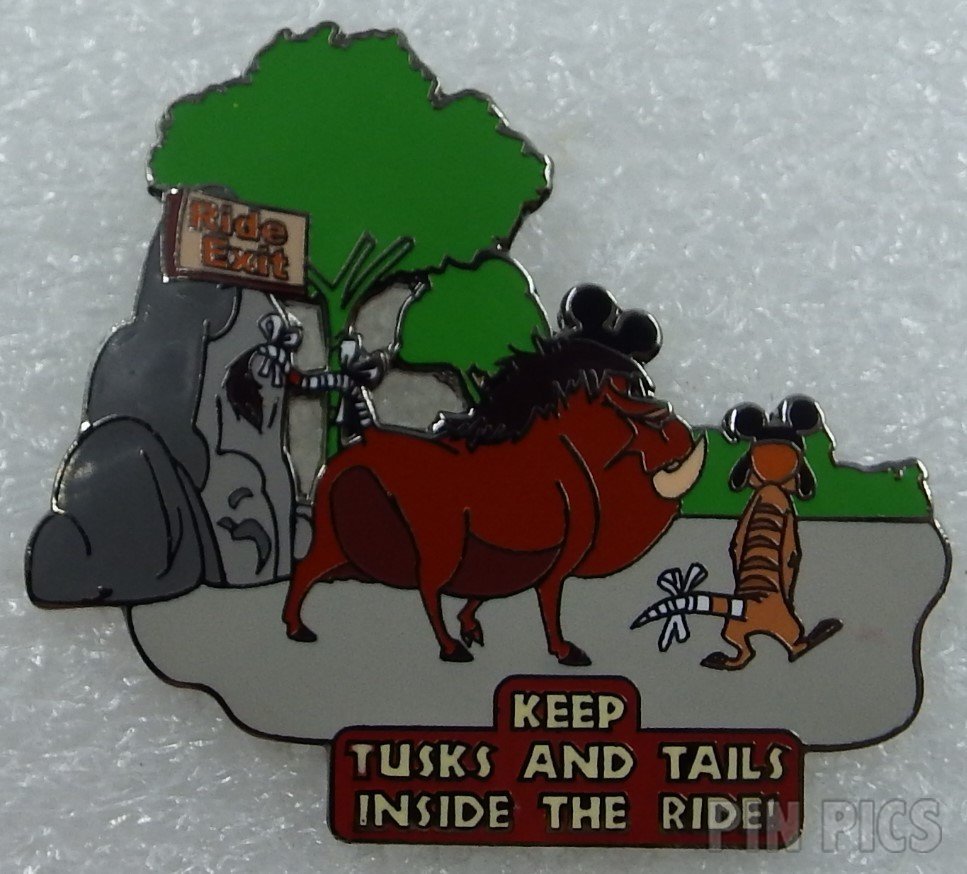 PP22554 - Wild about Safety - Keep Tusks and Tails.... - PinPics