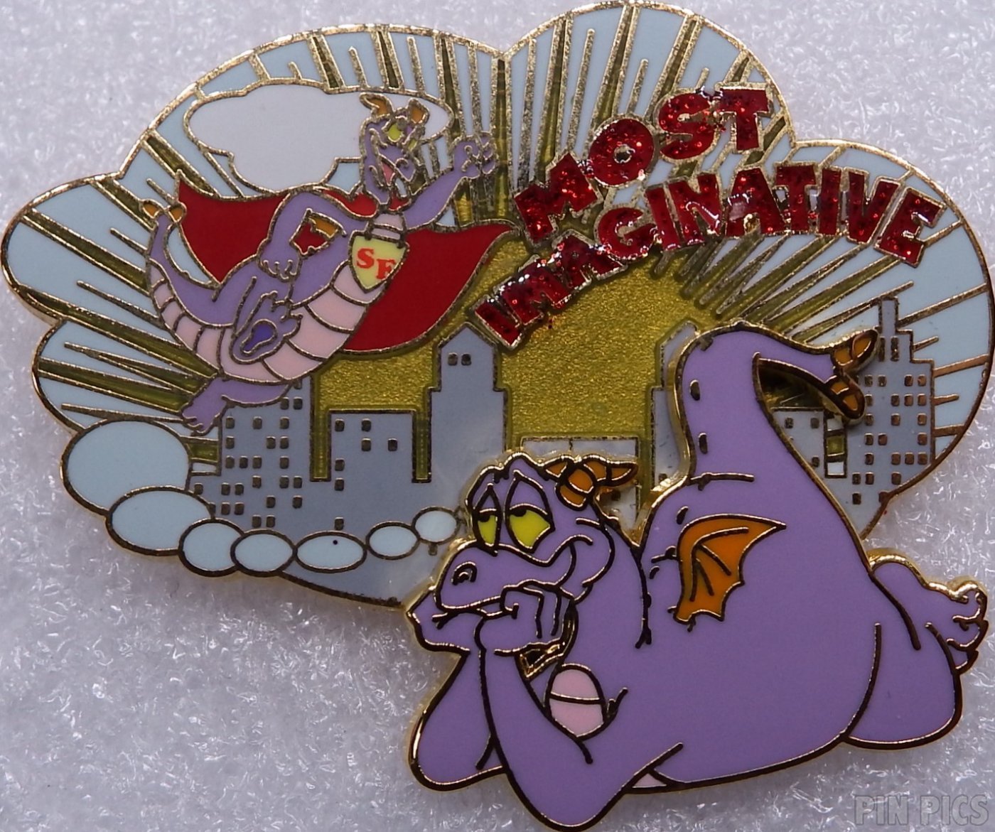 PP61872 - WDW - Figment - Pin Trading University - Completer Pin - PinPics