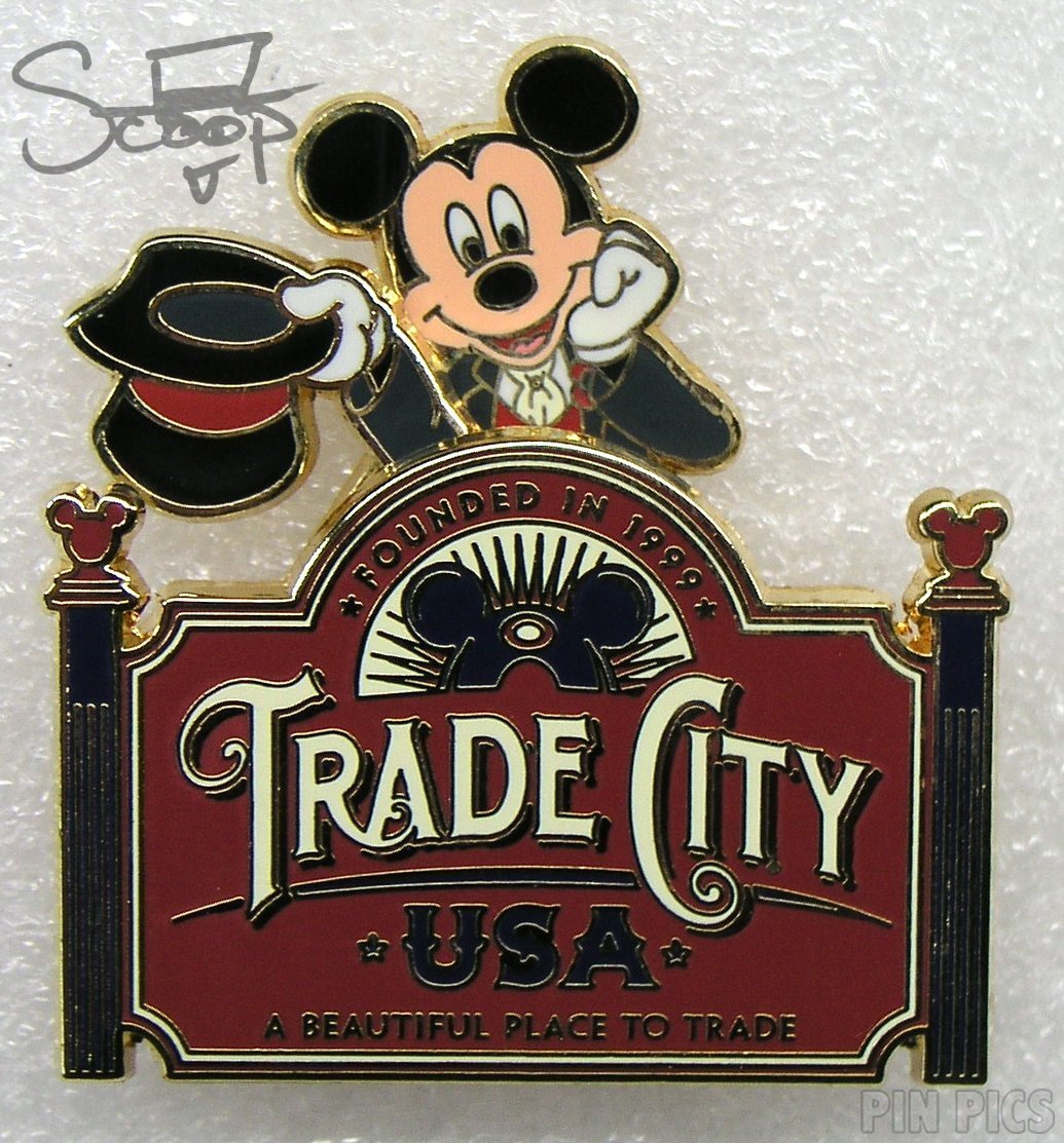 PP76883 - WDW - Trade City, USA - Mickey Sign Logo - PinPics