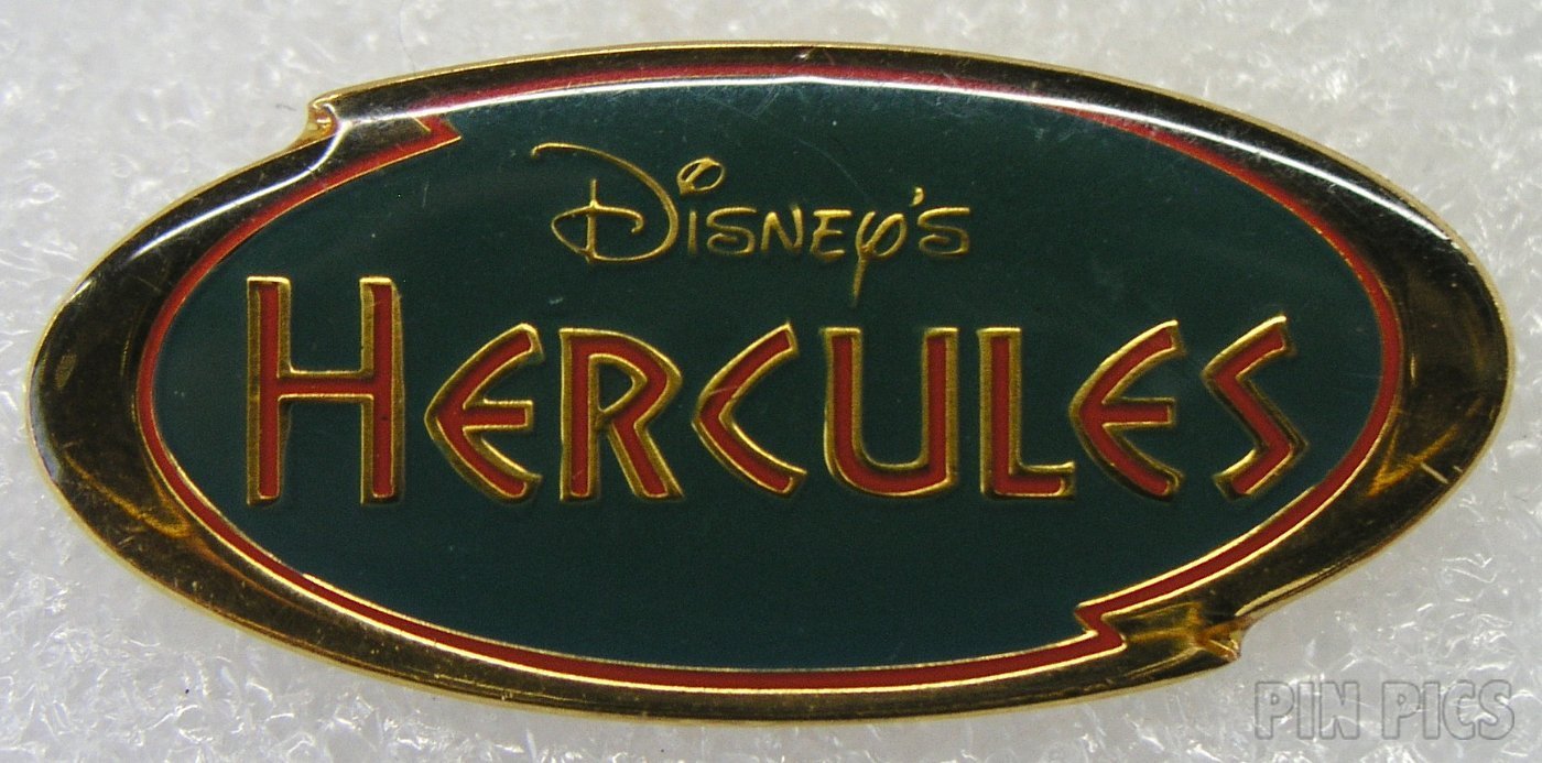 PP7643 - Hercules Logo - Wide Lightning Bolt Border - 1997 Promo - PinPics