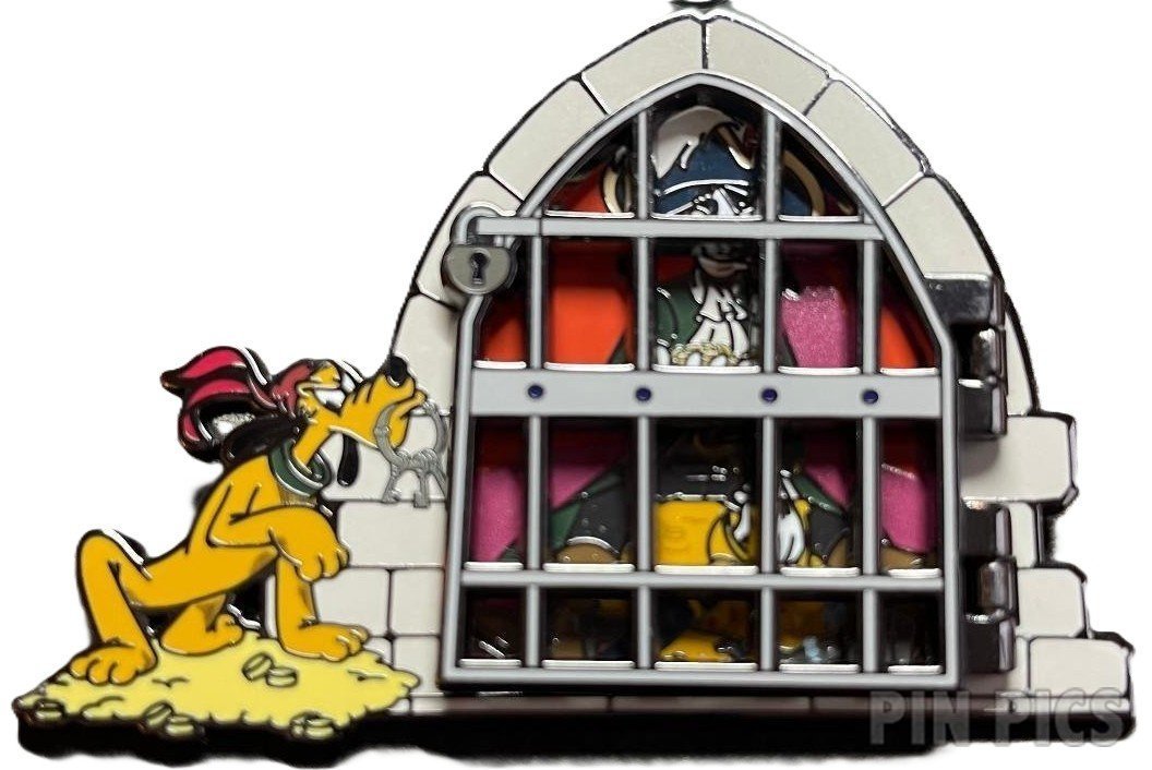 PP172280 - SDR - Pluto and Goofy - Pirates and the Caribbean - PinPics