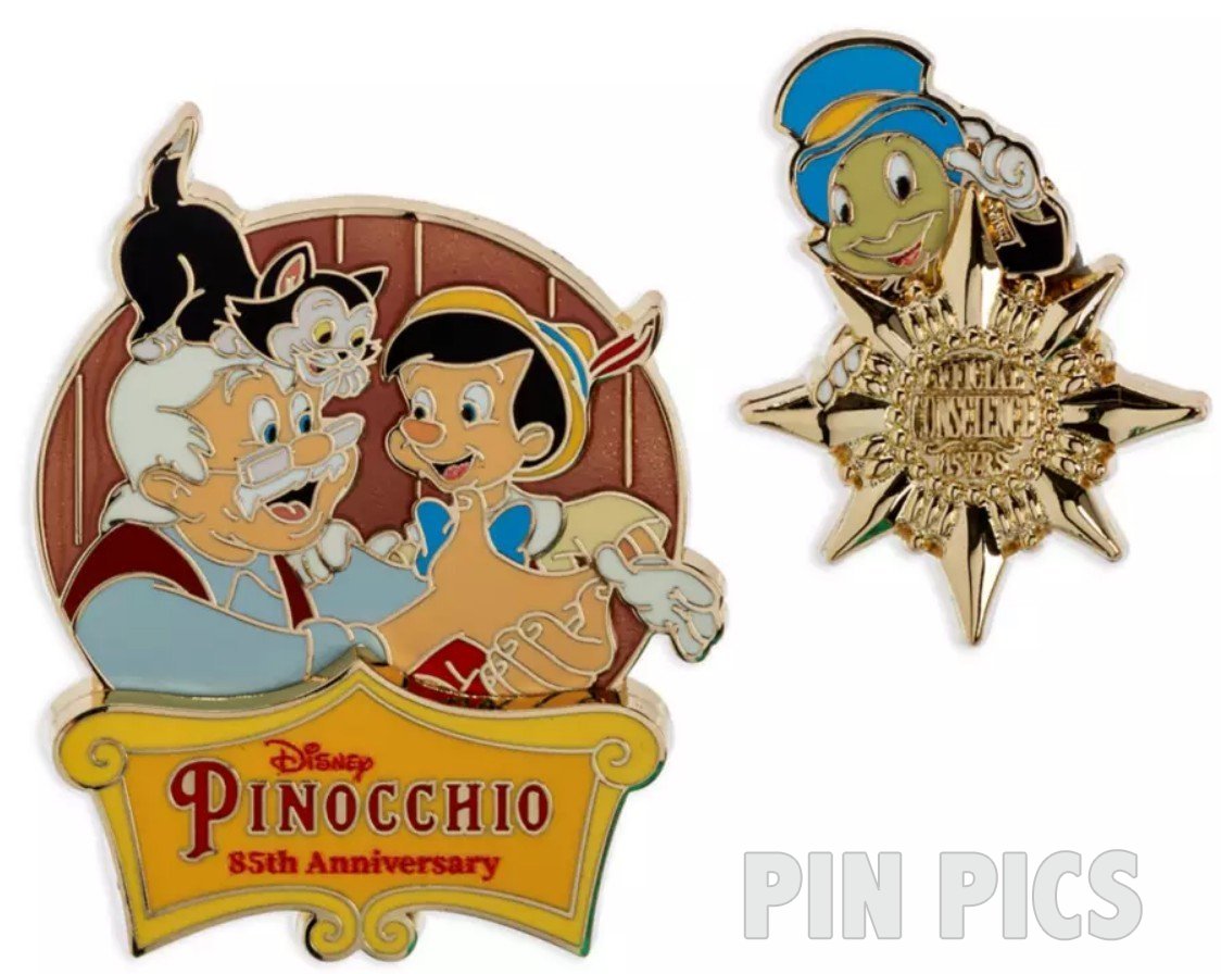 PP171397 - DIS - Pinocchio Characters Set - 85th Anniversary - PinPics