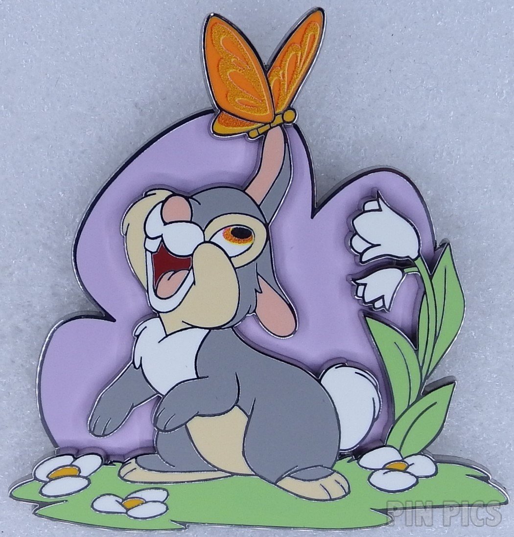 PP171876 - DLP - Thumper with a Butterfly on His Ear - Bambi - PinPics