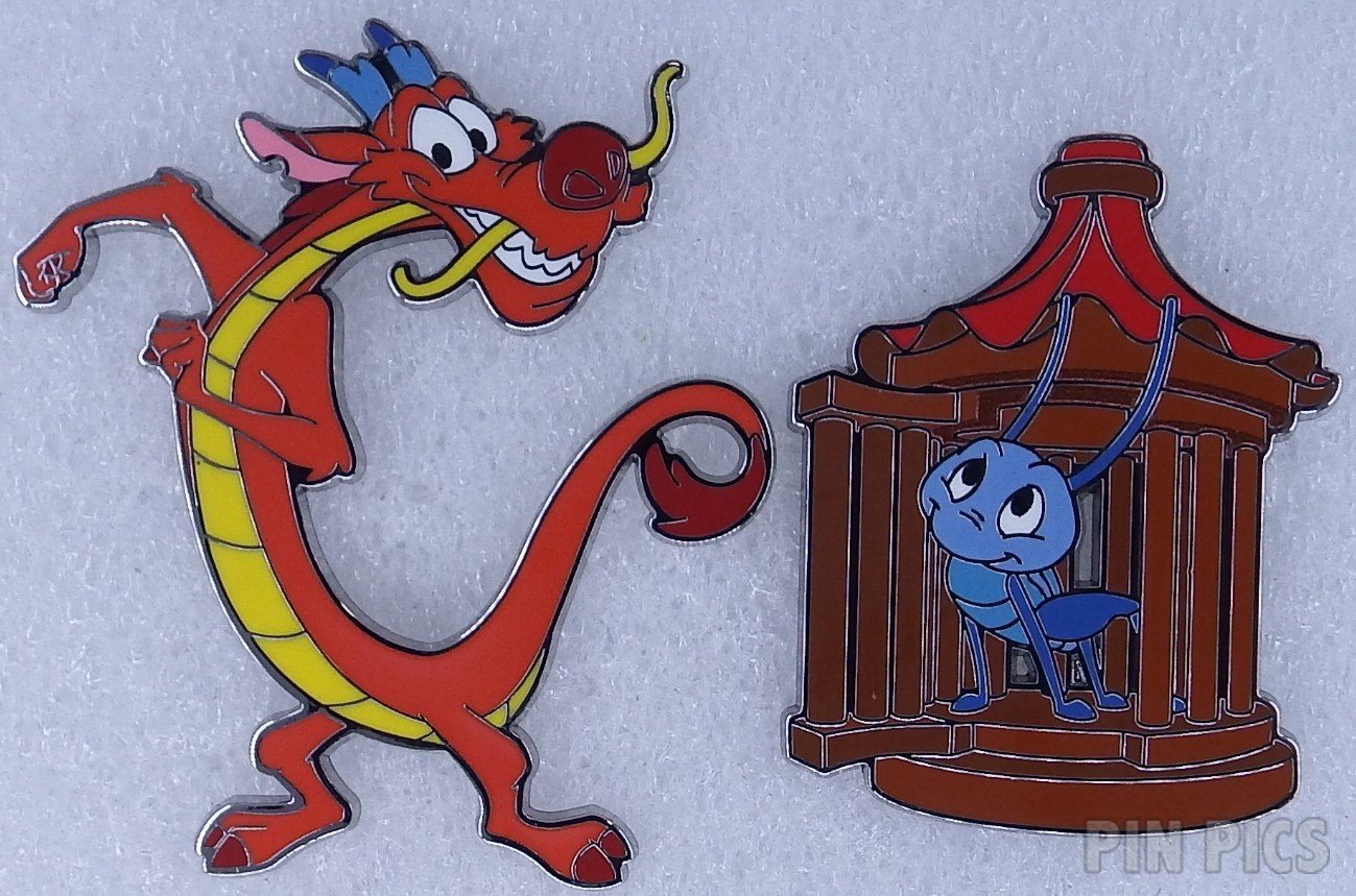 PP171906 - DLP - Mushu and Cri-Kee Set - Mulan - PinPics