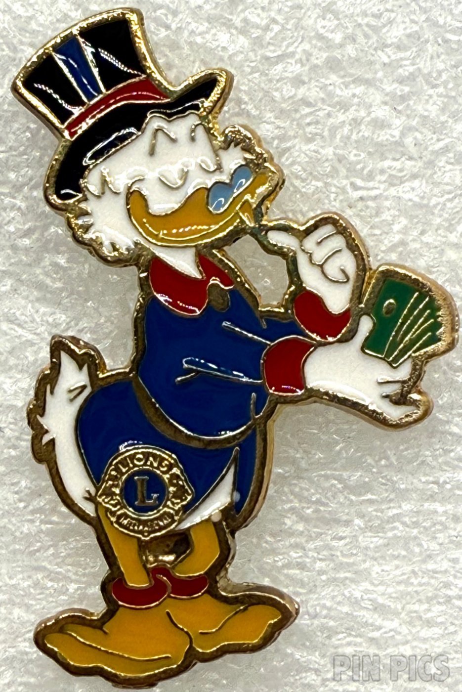 PP85445 - Lions Club - Scrooge McDuck - Counting His Money - PinPics