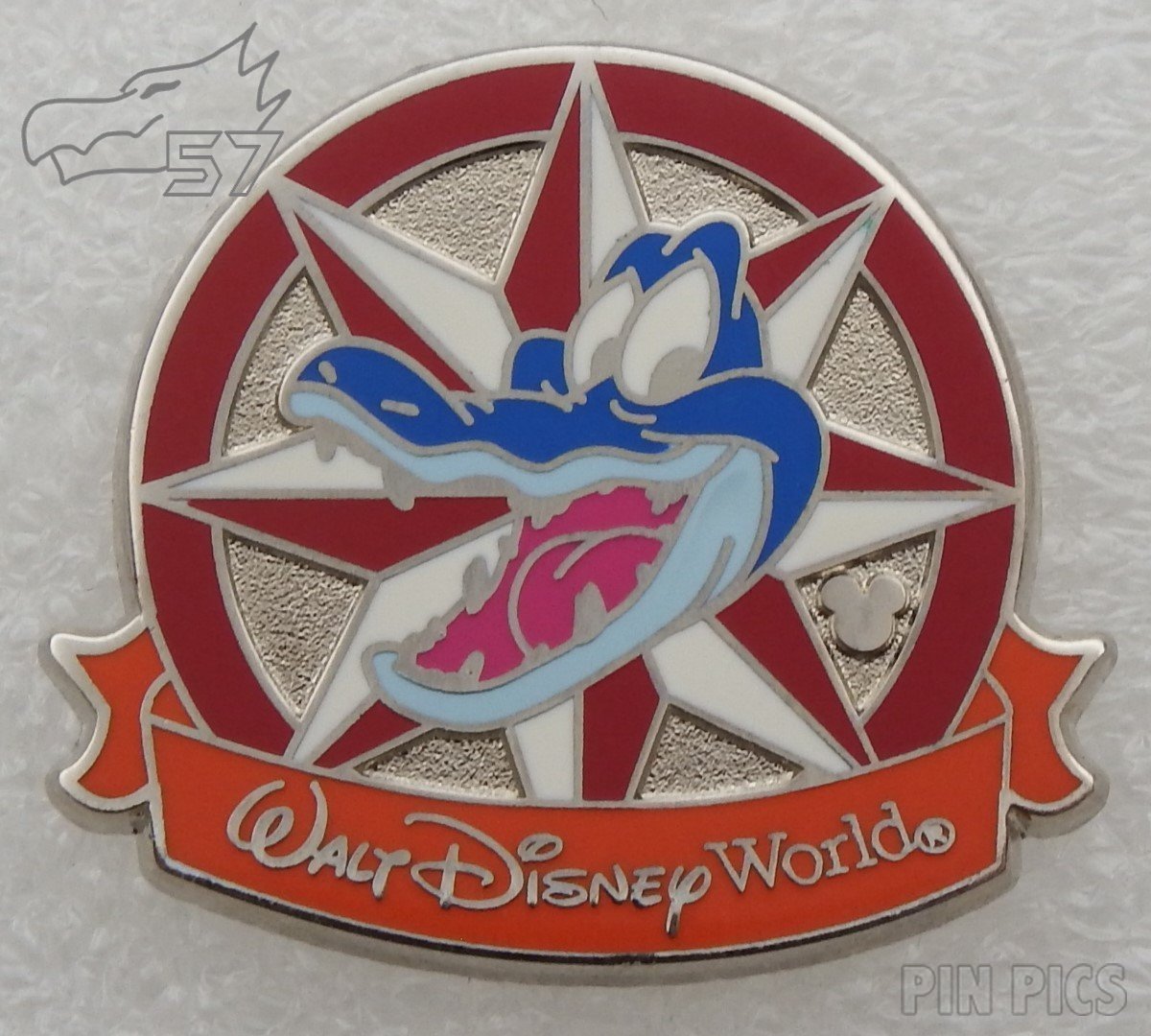 PP88613 - WDW - Ice Gator - Character Compass - Hidden Mickey 2012 ...