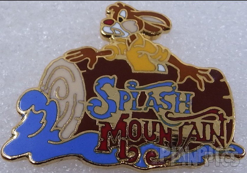 PP291 - Brer Rabbit - Splash Mountain - Light Blue Water and Yellow ...