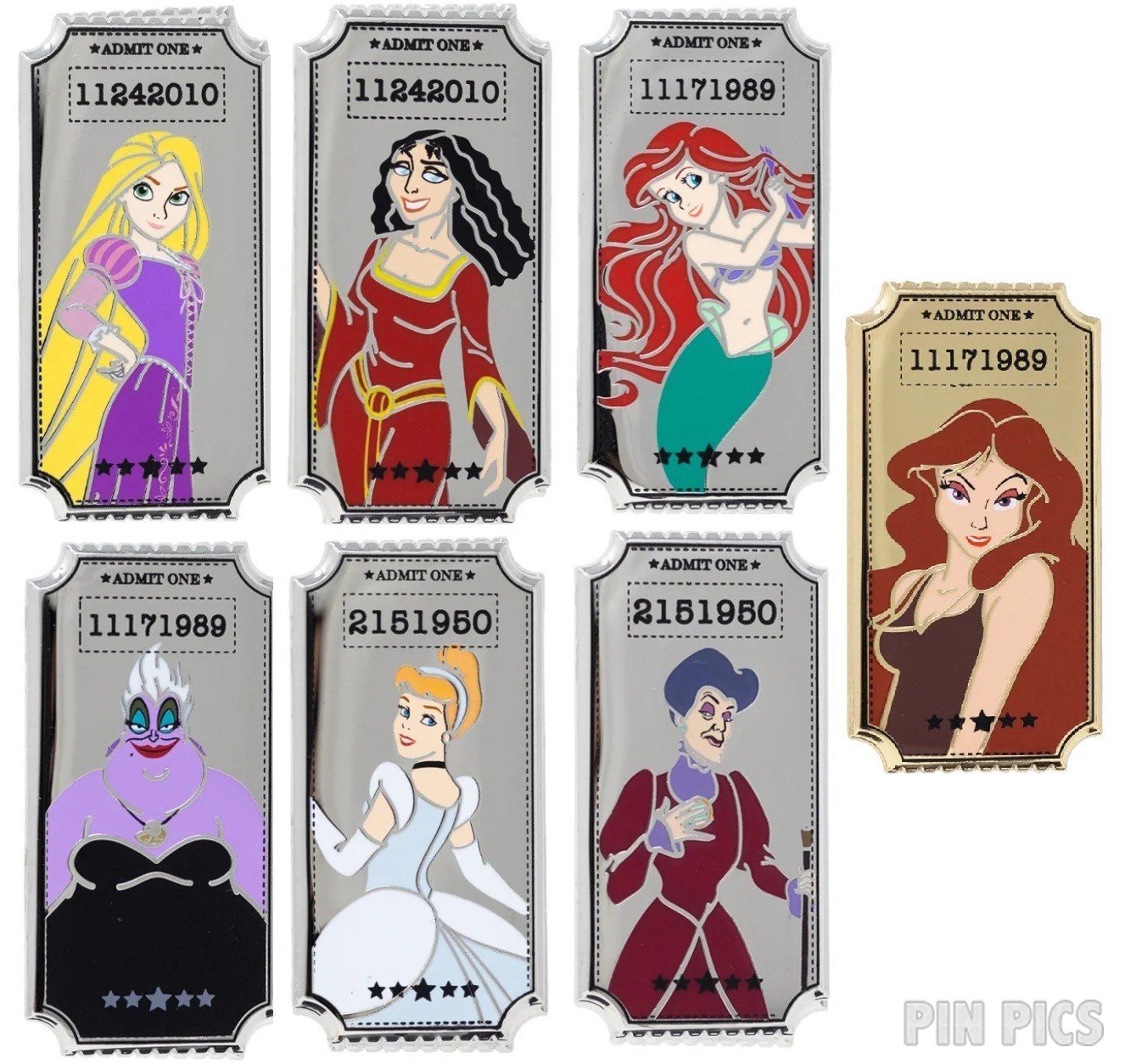 PP173286 - PALM - Disney Ticket - Series 2 - Mystery - PinPics