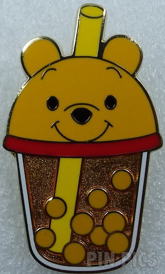 PP174100 - Winnie the Pooh - Boba Bubble Tea - Version 2 - PinPics