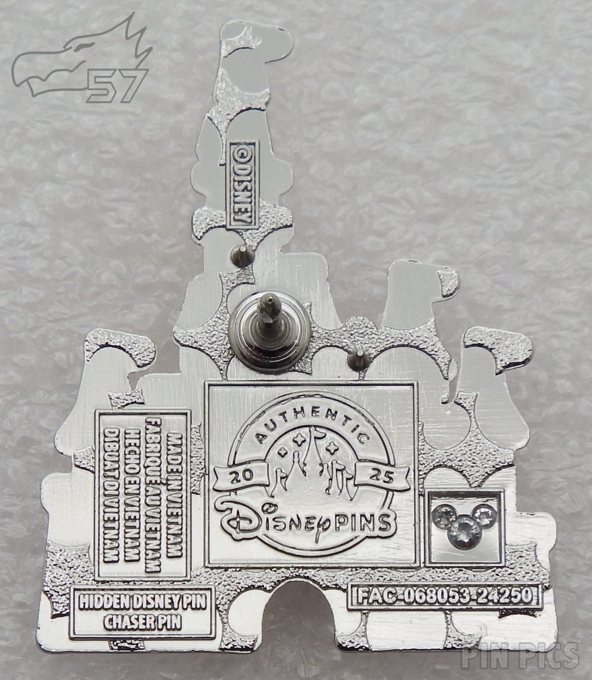 PP170972 - WDW - EPCOT Spaceship Earth in Figment Rainbow Colors ...