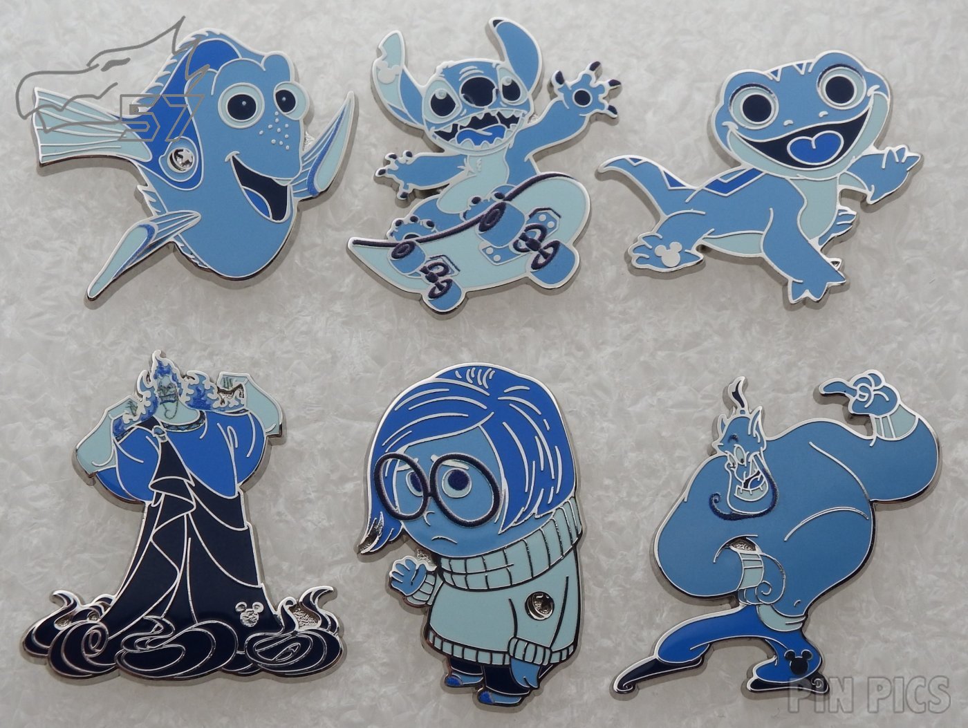 PP173884 - WDW - Blue Color Story Set - Hidden Disney 2025 - PinPics